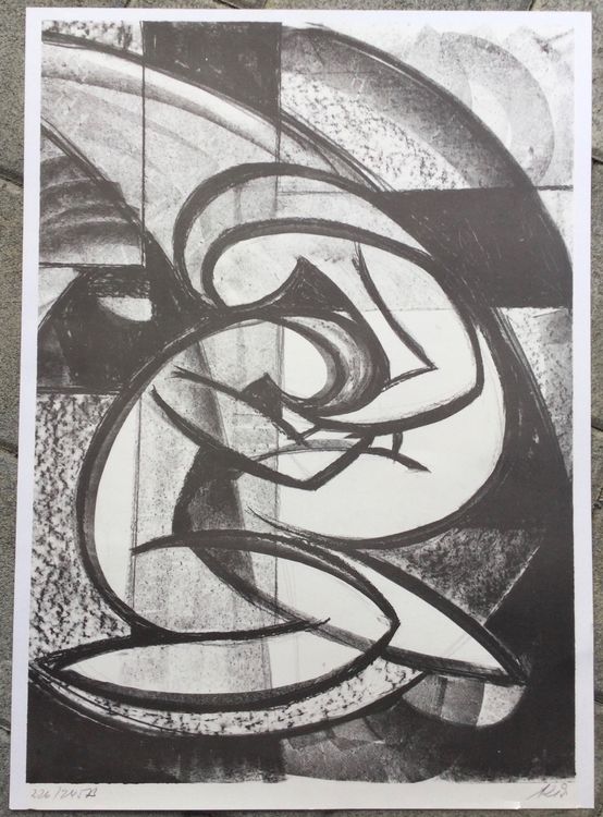 Sehr Interessante Serigraphie Unleserlich Signiert (Gebraucht) in Root für CHF 5 – mit Lieferung ...