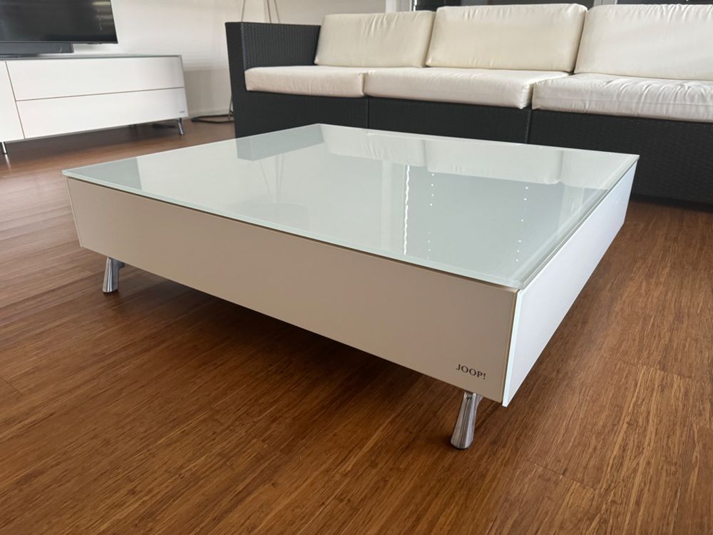 JOOP Loft Designer Couchtisch Hochglanz weiss | Kaufen auf Ricardo