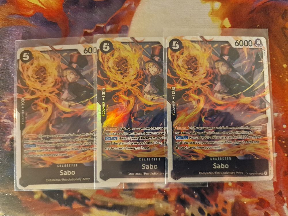 Sabo OP04 SR One piece TCG card game | Kaufen auf Ricardo