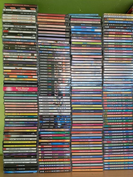 CD Sammlung ca. 1300 CD's (Sampler, Singles, Alben, DJ Mix) | Kaufen auf Ricardo
