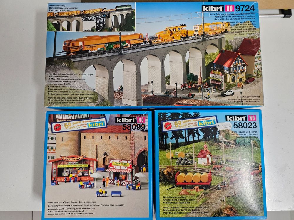 Kibri 3 kit Maquette à monter HO NEUF dès 1.-fr (Neu und ... Kibri 3 kit Maquette à monter HO NEUF dès 1.-fr (Neu und ...