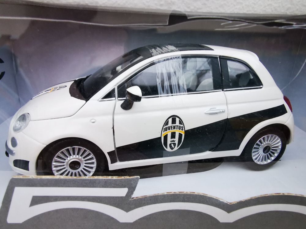 Mondo Motors 1/24 Juventus FIAT 500, neu in OVP, selten (Neu und ...