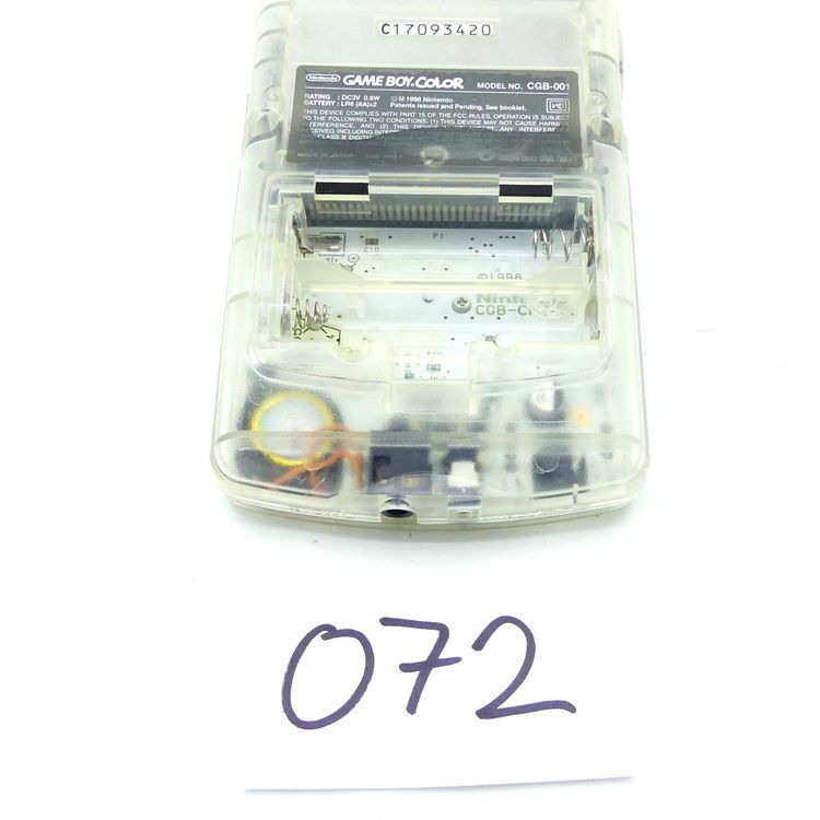 Game Boy Color Original (Trans Clear) (Defekt) in Solothurn für CHF 54 ...