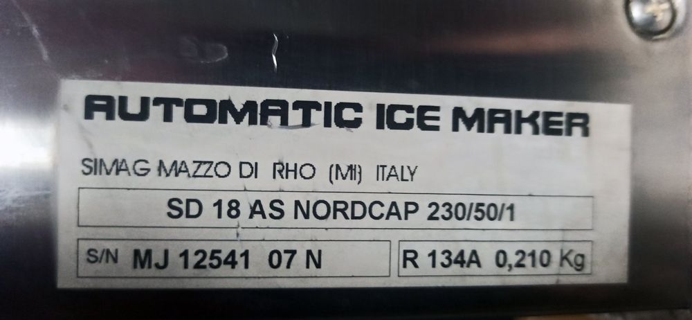Eiswürfelmaschine von Simag Mazzo Nordcap (Gebraucht) in Wittenbach für ...