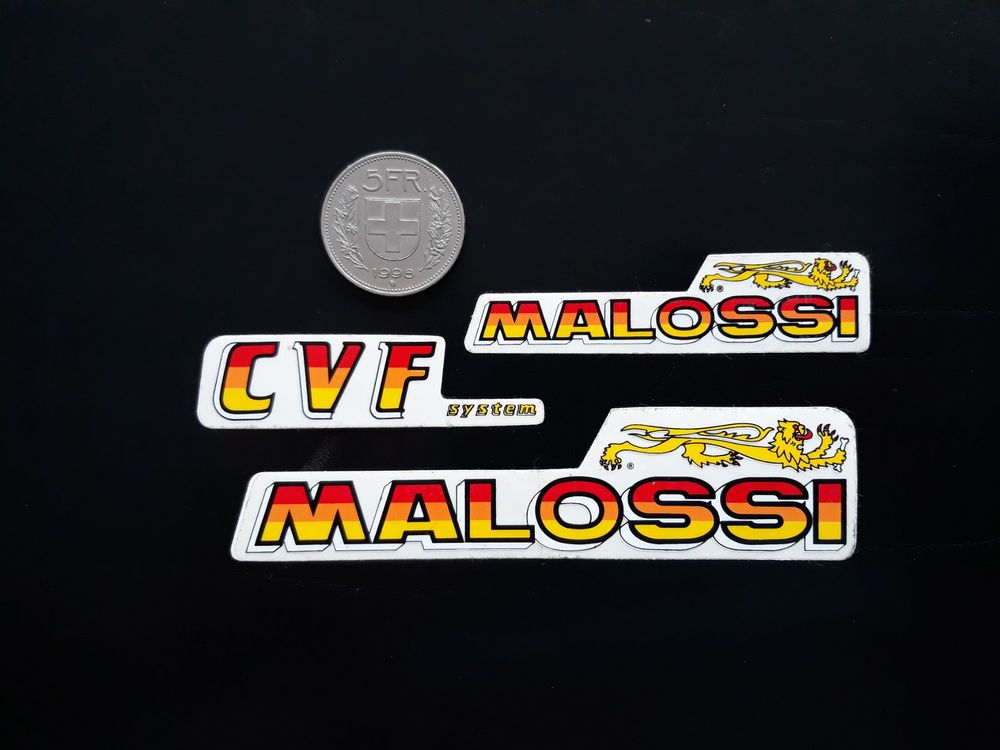 Stickers vintage "MALOSSI", trasparenti (Usato) a Gordevio per CHF 1.5 ...