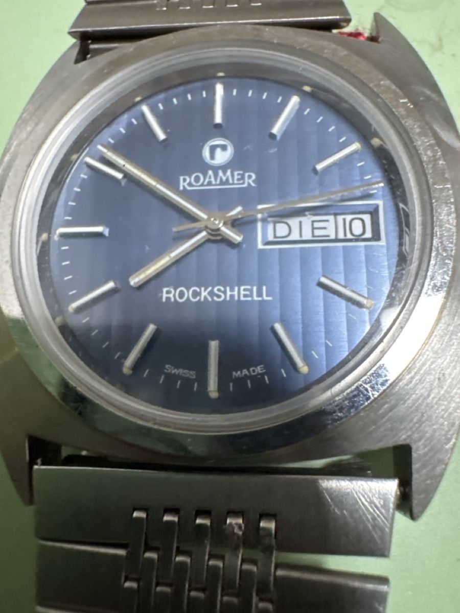 Roamer Rockshell Vintage, acier, bleutée, 1997, à saisir! (D'occasion ...