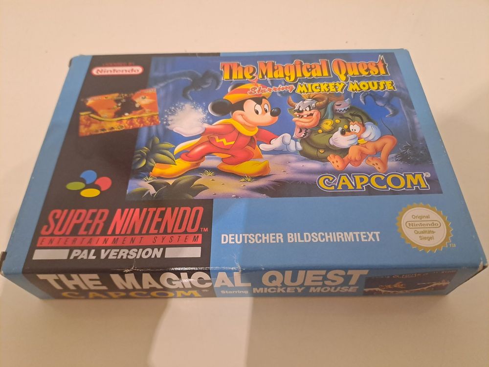 The Magical Quest Mickey Mouse Super Nintendo SNES OVP (Gebraucht) in ...