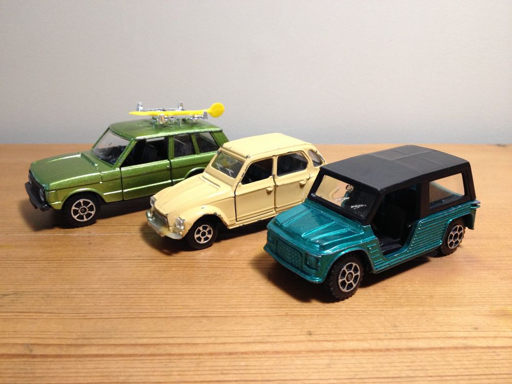 3 Polistil Range rover / Mehari / Citroen Dyane | Kaufen auf Ricardo