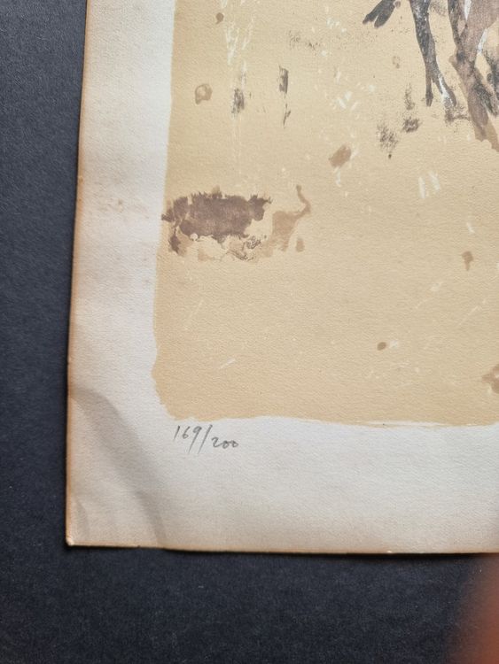 Hermann Alfred Sigg ( 1924 ) Lithographie handsigniert (Gebraucht) in ...