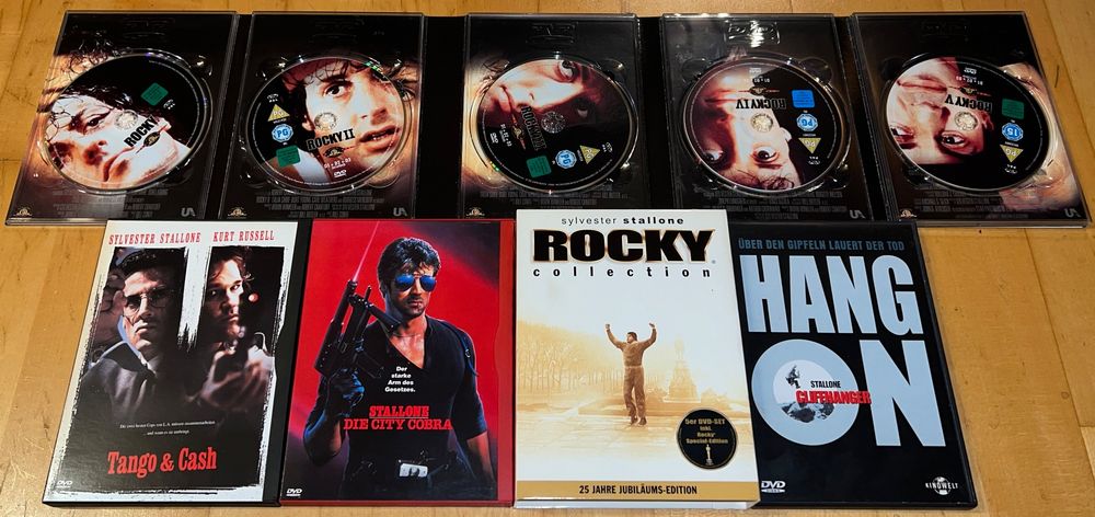 Sylvester Stallone Collection [8 DVDs] (Gebraucht) in Unterengstringen ...