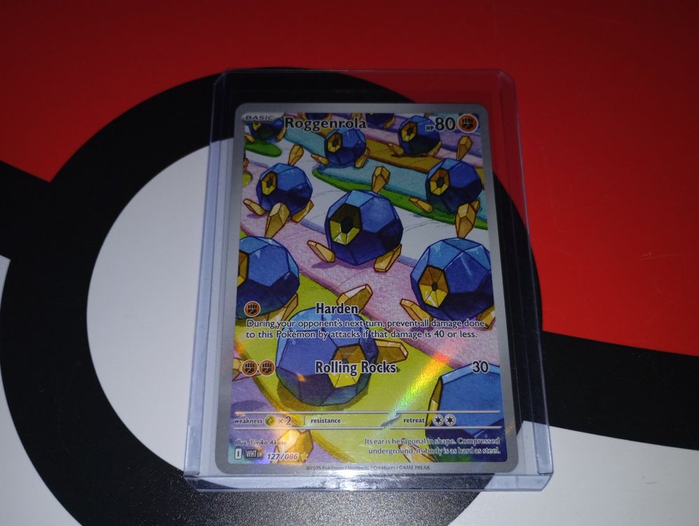 Pokémon Karte Roggenrola 127/086🔥Illustration Secret Rare🔥 (Neu (gemäss ...