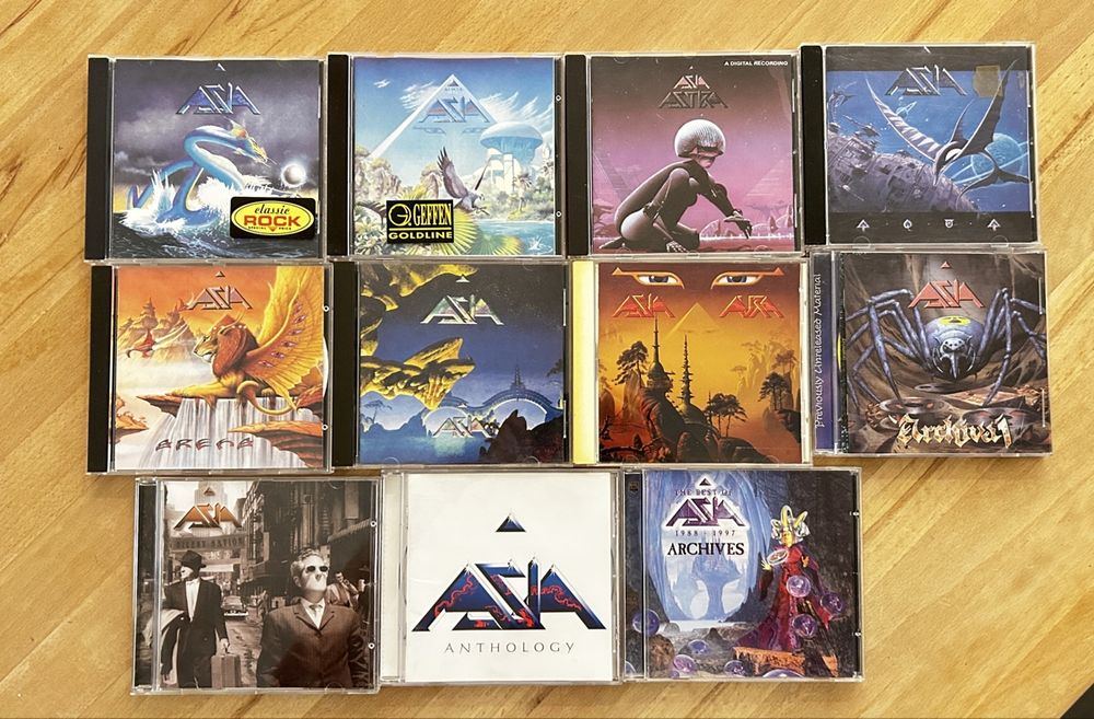 Asia (Band) – CD-Sammlung (inkl. seltener Payne-Alben) (Gebraucht) in ...