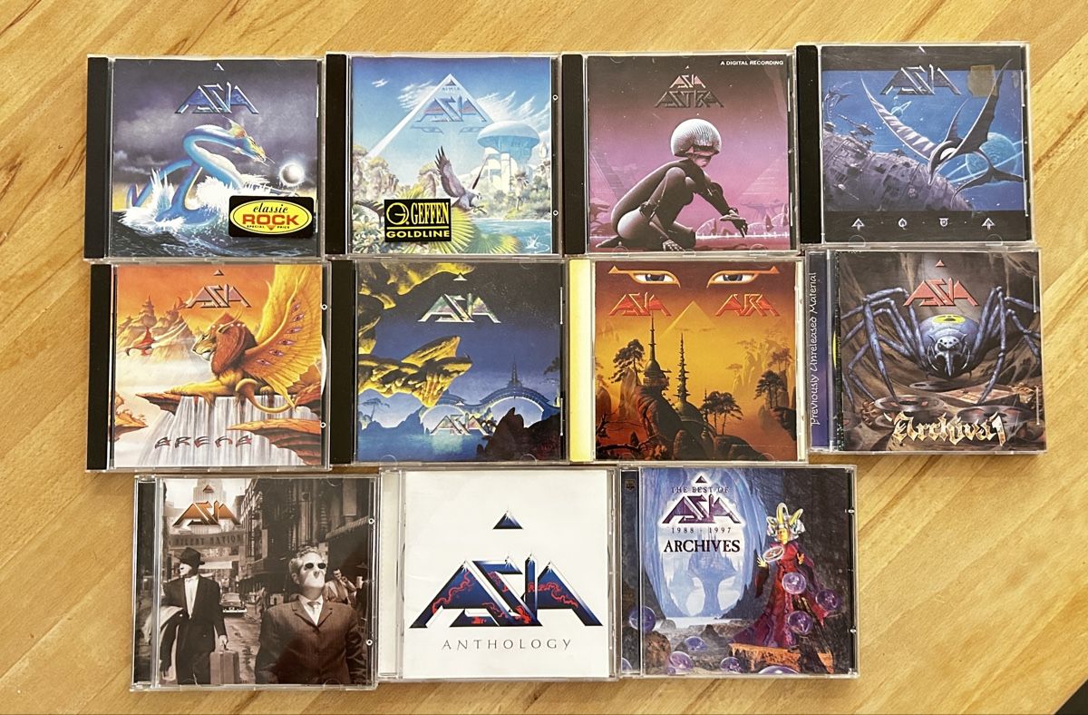 Asia (Band) – CD-Sammlung (inkl. seltener Payne-Alben) (Gebraucht) in ...