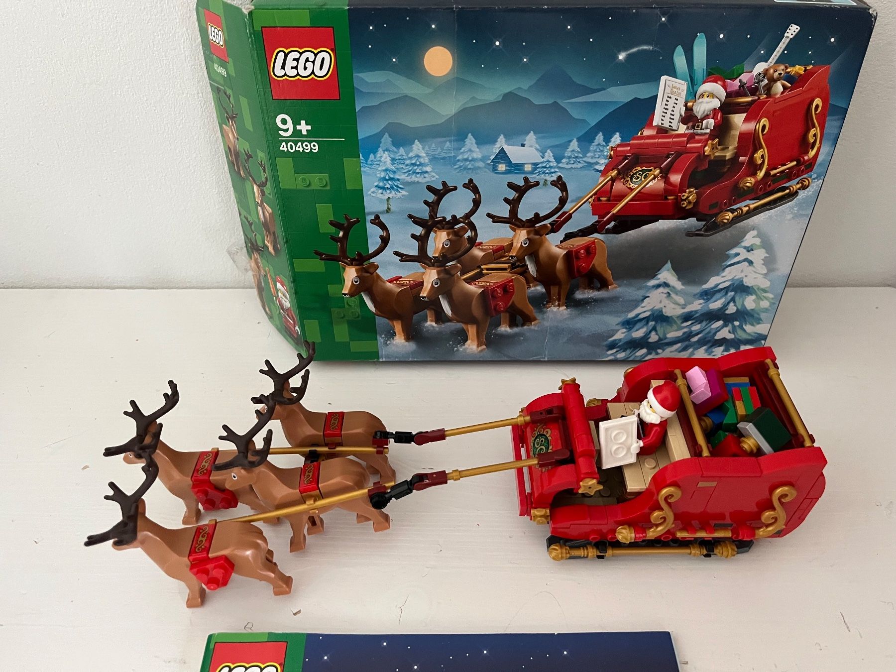 LEGO 40499 Santa's Sleigh, Weihnachtsschlitten, komplett (Neu (gemäss ...