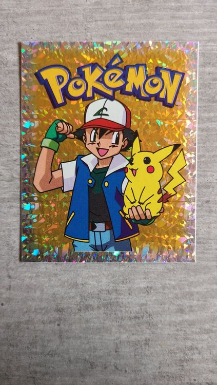 Ash Pikachu Merlin Pokemon Sticker 1999 (Neu (gemäss Beschreibung)) in ...