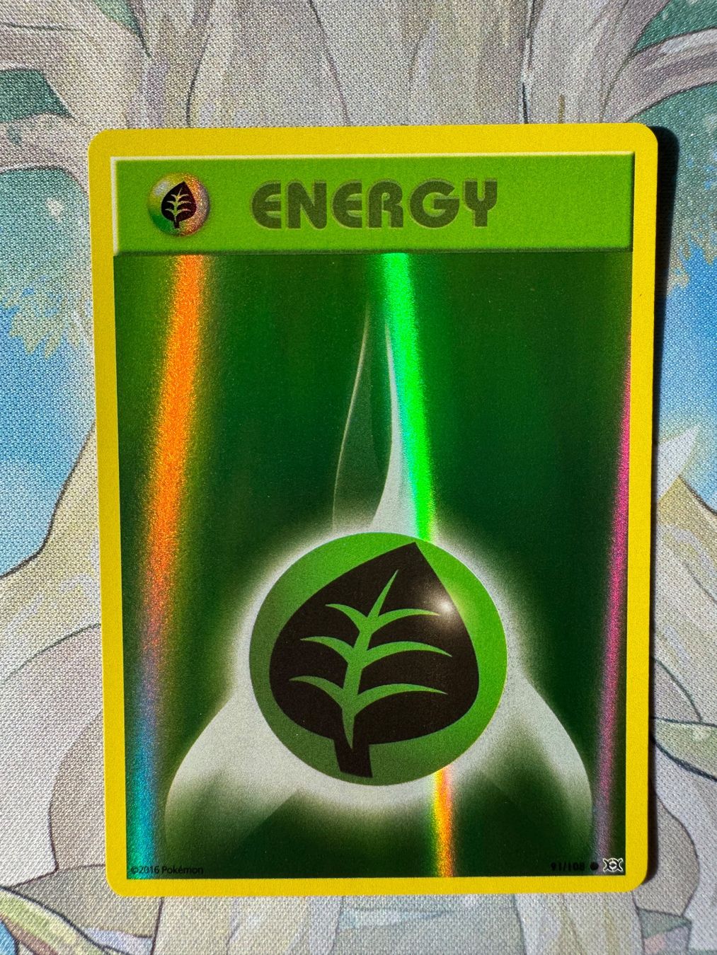 Pokémon TCG – Grass Energy Reverse Holo (EVO091) Evolution (Neu (gemäss ...