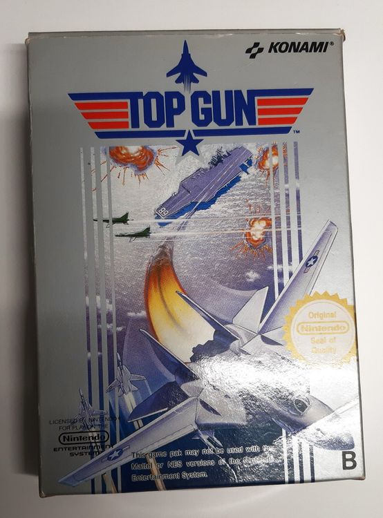 Original Top Gun Game für Nintendo NES Originalverpackung B (Gebraucht ...