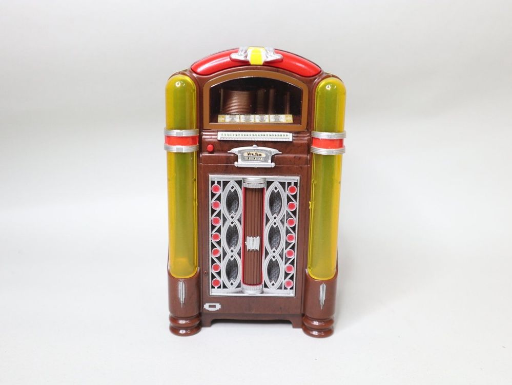 Mini Jukebox Wurlitzer 1940 Art Deco Musikbox mit Sound & Li | Kaufen ...
