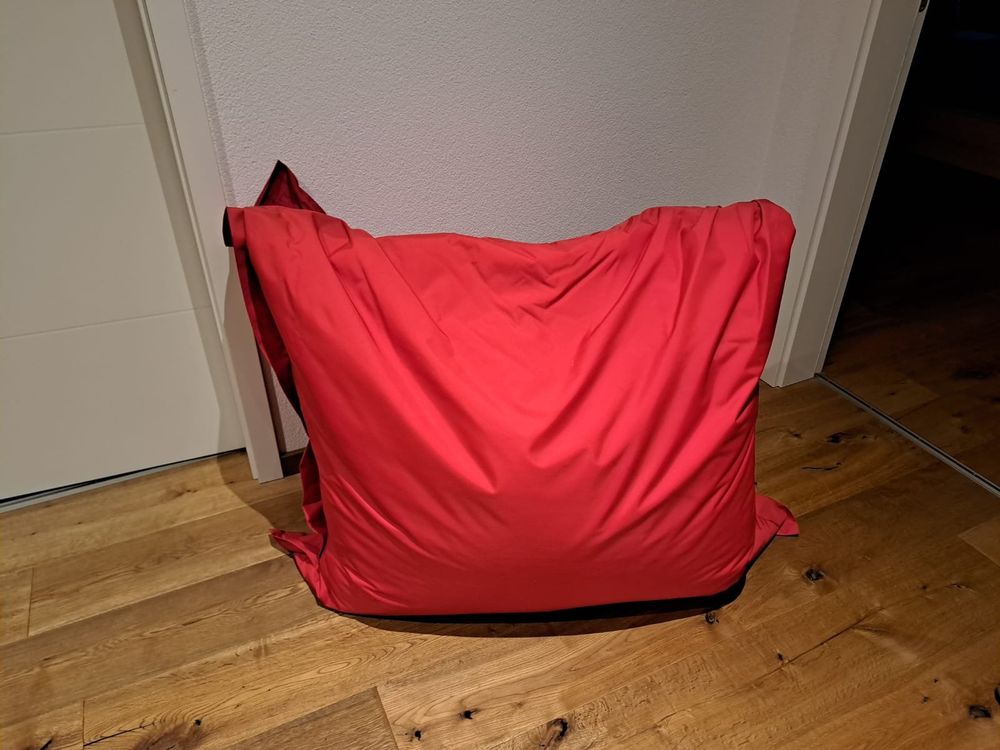 Roter Sitzsack | Kaufen auf Ricardo