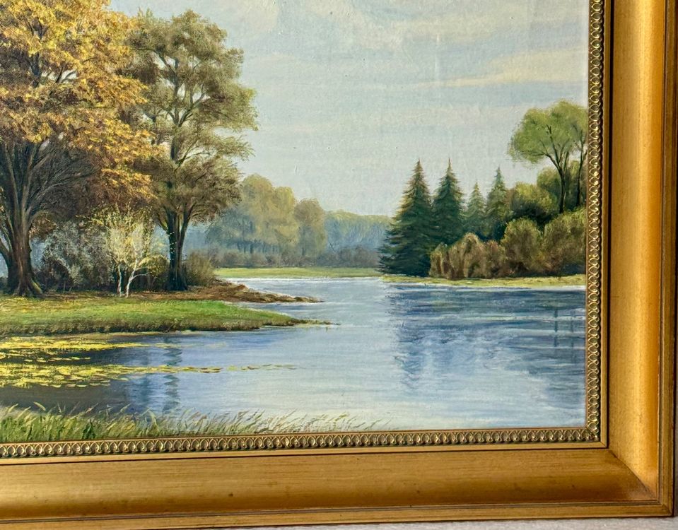 Max Clément (1912-1995) Grosses Landschaft Gemälde (Gebraucht) in für ...