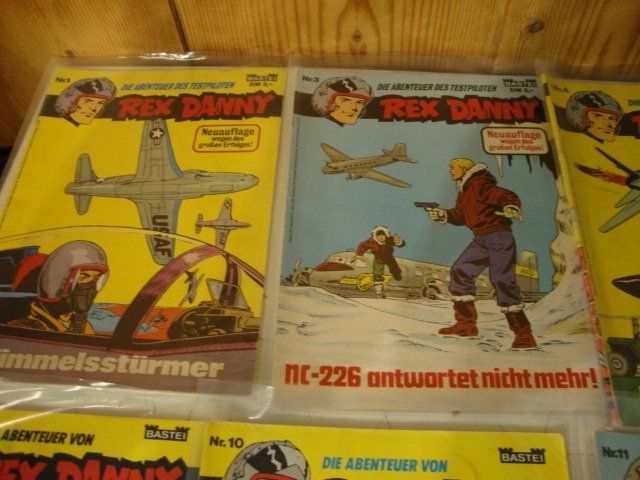 70er Jahre BASTEI Comic REX DANNY Sammlung/Flieger-Abenteuer | Kaufen ...