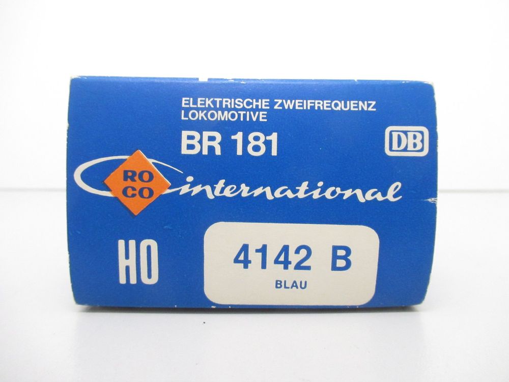 Roco 4142b E Lok Br 181 Blau Db Dc Analog H0 Kaufen Auf Ricardo