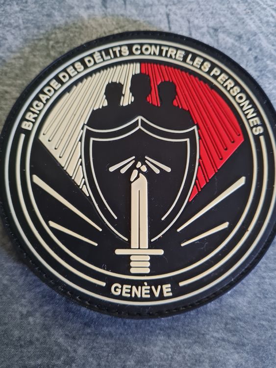 Patch Pvc Police Genève Brigade des Délits (Neu (gemäss Beschreibung ...