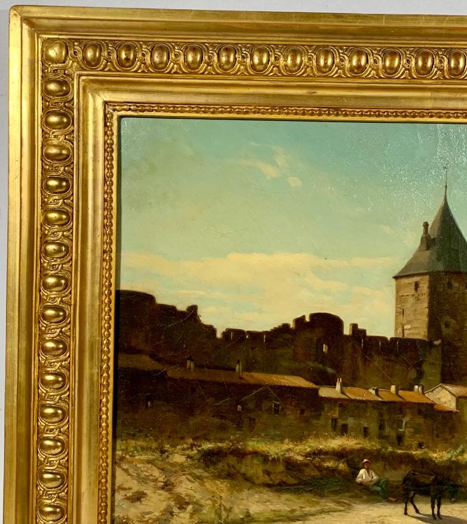 H. Andrien 1873 Antikes Gemälde Dorfszene (Gebraucht) in Root für CHF ...