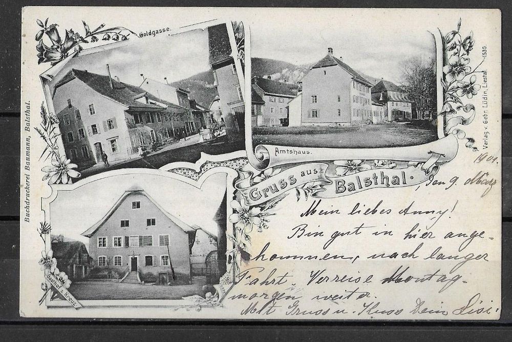 SO Gruss aus Balsthal 1901 (Gebraucht) in Schocherswil für CHF 26 – mit Lieferung auf Ricardo kaufen