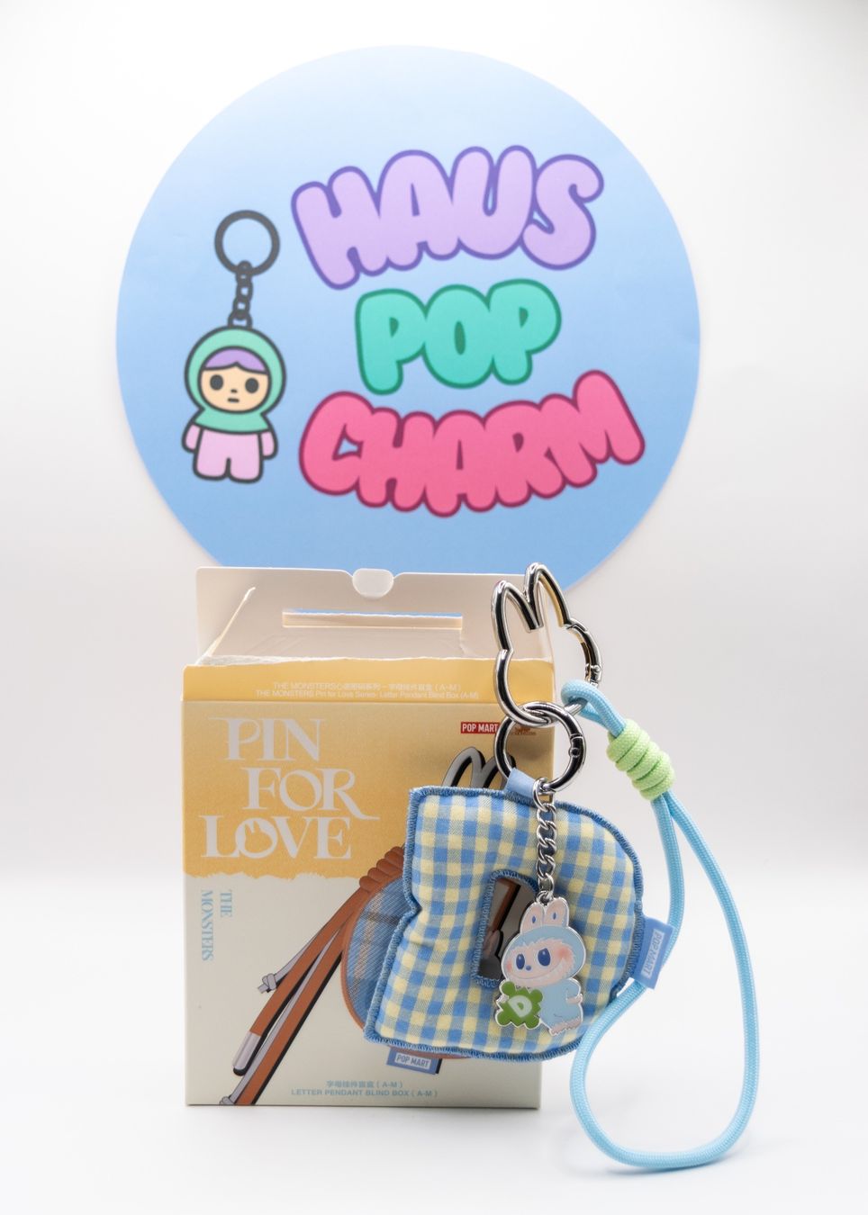 POP MART THE MONSTERS Pin for Love Series Letter Pendant D (Neu und ...