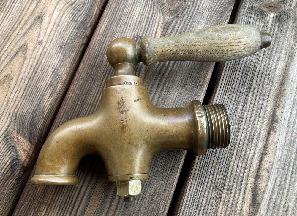 antiker Waschküchenhahnen Wasserhahnen Oederlin 1 Zoll (Gebraucht) in ...