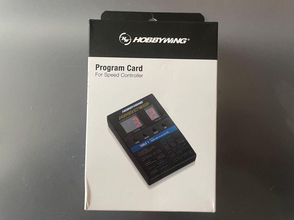 Hobbywing Programm Card | Kaufen auf Ricardo