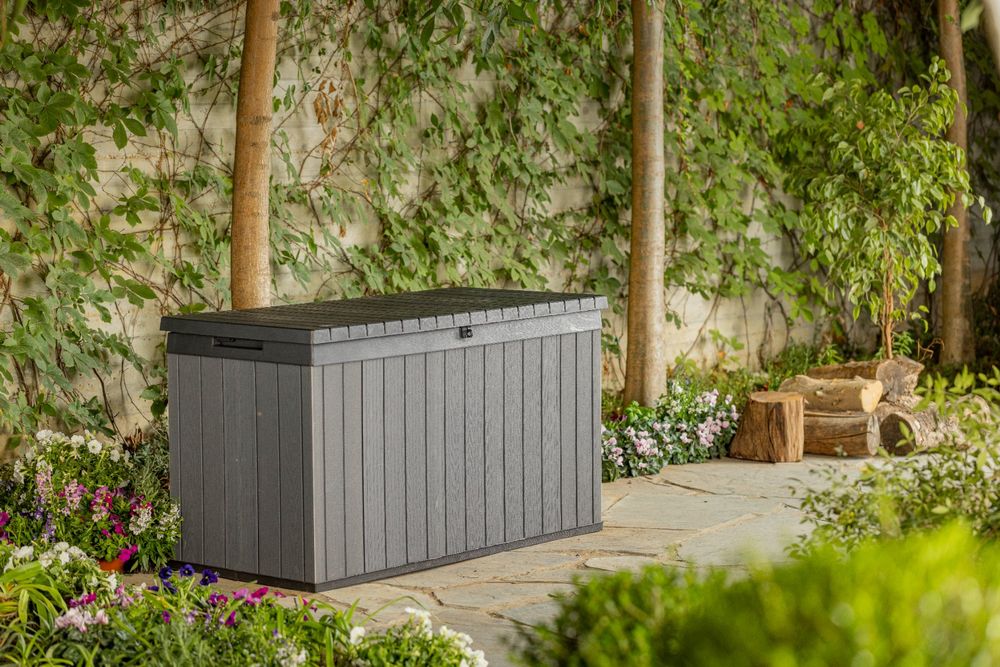 Darwin Box 570L, grau/schwarz 142.9 x 65.5 x 78.2 cm (Neu (gemäss ...