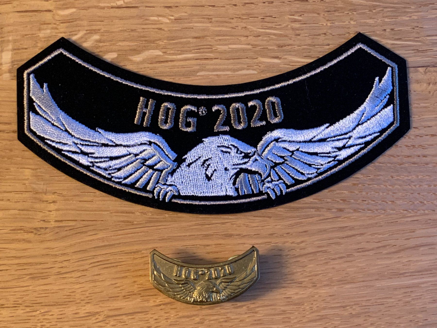 Harley Owners Group 2020 Patch und Pin, Top Zustand (Neu und ...