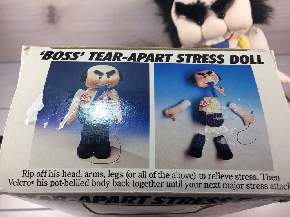 Vintage Tear-Apart Stress Doll REVENGE THE BOSS Stresspuppe | Kaufen ...