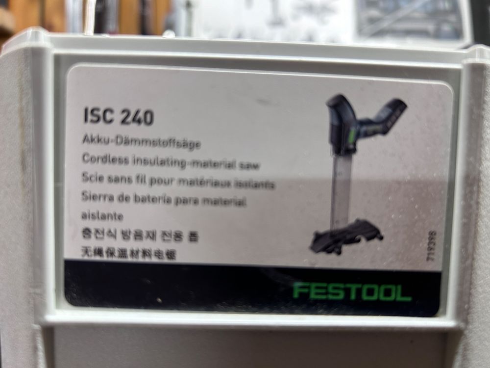 Akku Dämmstoffsäge ISC 240 alles Neu ausser ISC ab 1.- | Kaufen auf Ricardo
