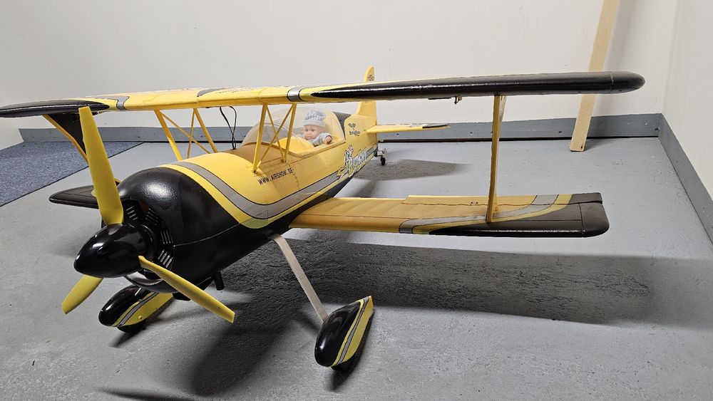 RC Doppeldecker Modellflugzeug Pitts Python 1400m (Gebraucht) in ...