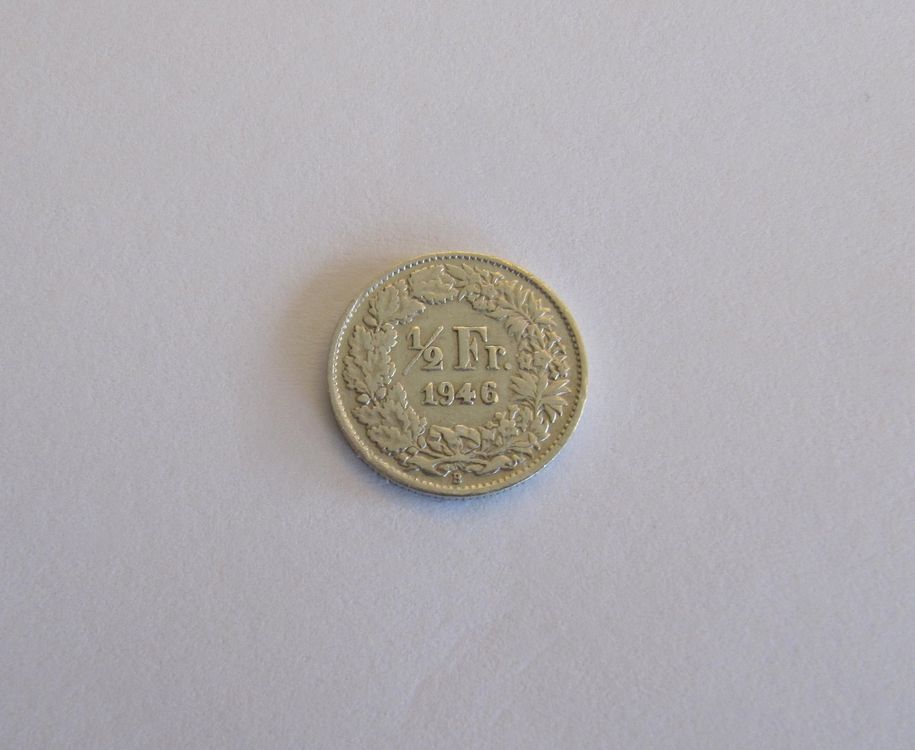 50 Rappen 1946 gleichstehend 2.49 gr. | Kaufen auf Ricardo