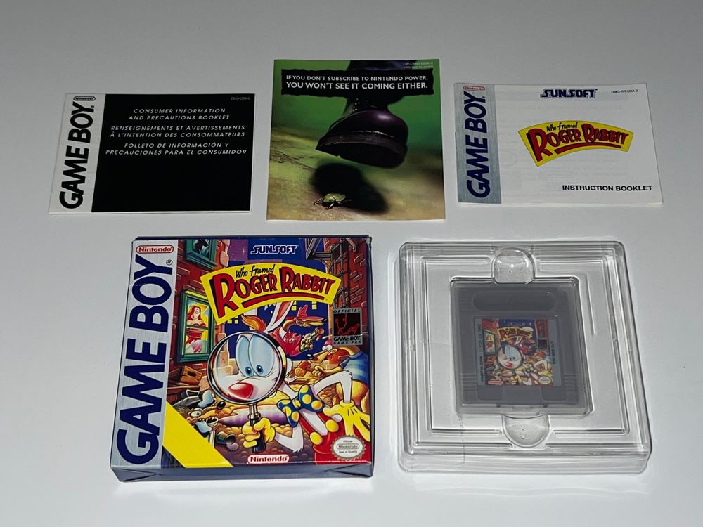 Game Boy Classic (GB) Spiel - Who Framed Roger Rabbit (OVP) (Gebraucht ...