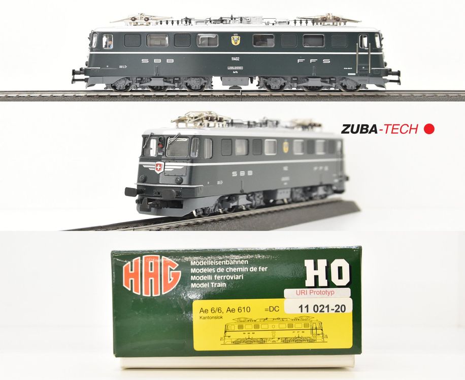 HAG 11021-20 E-Lok Ae 6/6 Uri SBB H0 GS Analog mit OVP | Kaufen auf Ricardo
