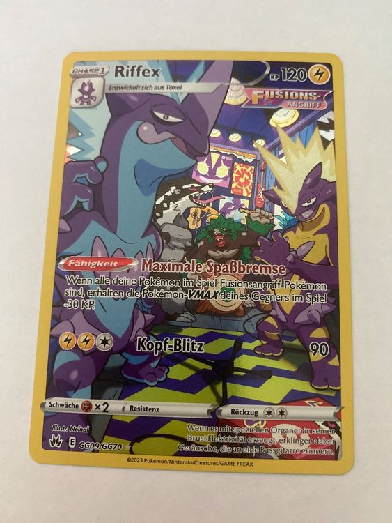 Pokemonkarte Riffex | Kaufen auf Ricardo