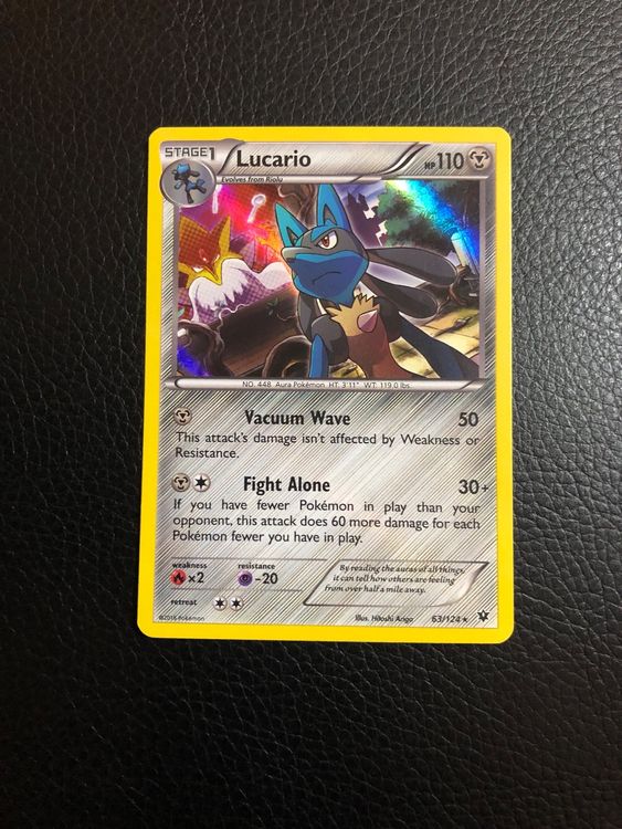 XY: Fates Collide Lucario Holo 63/124 Ab 1 (Gebraucht) in Paradiso für ...