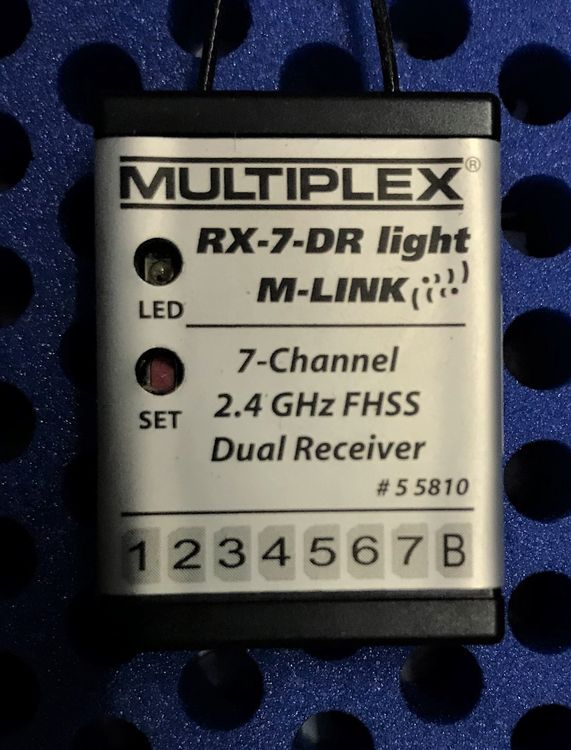 Empfänger RX-7-DR light "M-LINK", Multiplex #55810 (Gebraucht) in ...