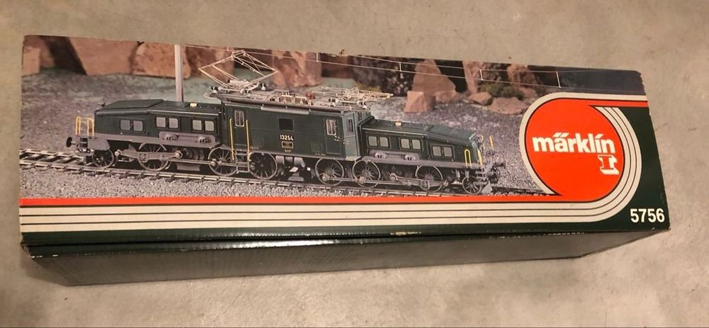MUSS WEG.......Märklin 5756 SBB Krokodil, E-Lok, Spur 1, OVP (Neu ...