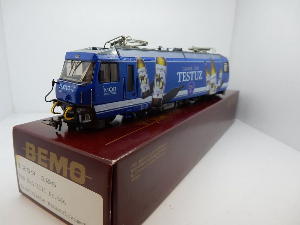 Hom- Bemo - "MOB"- Loc Ge 4/4 III "TESTUZ" Ovp | Kaufen auf Ricardo