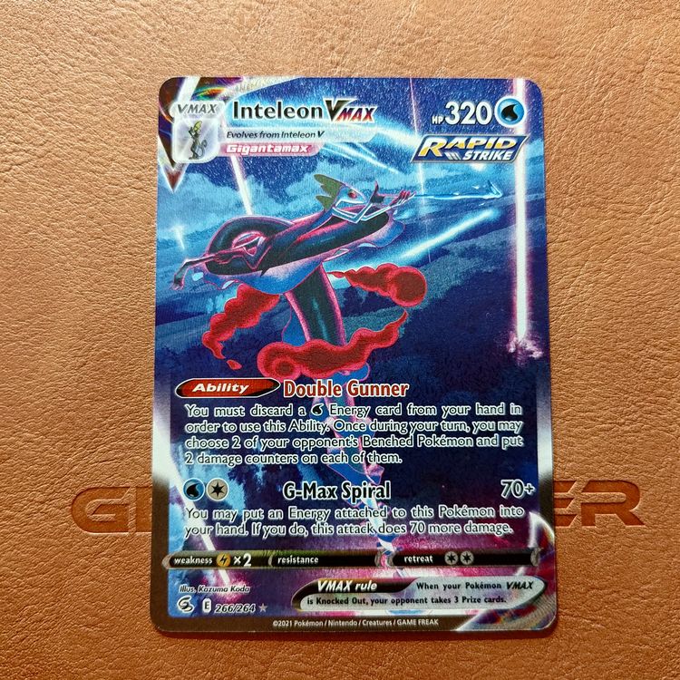 Inteleon Vmax Alt Art [Fusion Strike (EN)] (Neu (gemäss Beschreibung ...