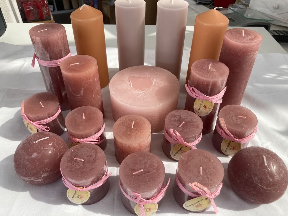 Kerzen Restposten Paket mit 8 Kilo Kerzen (Neu (gemäss Beschreibung ...