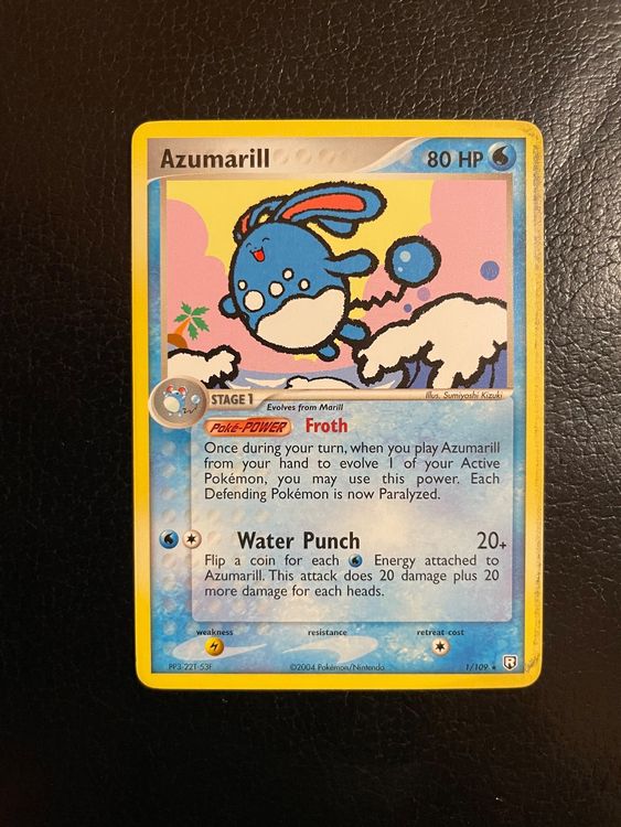 Ex Team Rocket Returns Azumarill rare 1/109 Ab 1 (Gebraucht) in ...