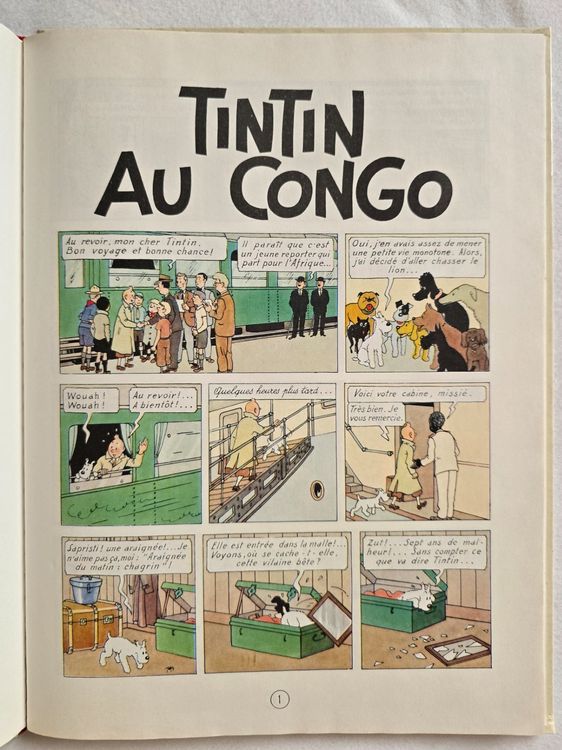 Tintin au Congo Tim + Struppi / 1984 fester Einband (Gebraucht) in ...