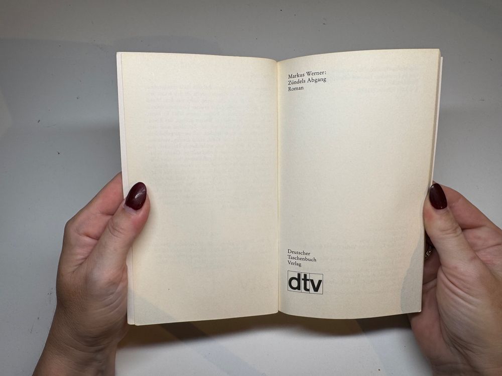 ROMAN: Markus Werner, Zündels Abgang (Gebraucht) in Grosswangen für CHF ...